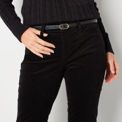 St. John's Bay Secretly Slender Womens Mid Rise Straight Corduroy Pant ...