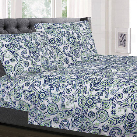 Click here for Sweet Home Collection Modern Paisley Printed Sheet... prices