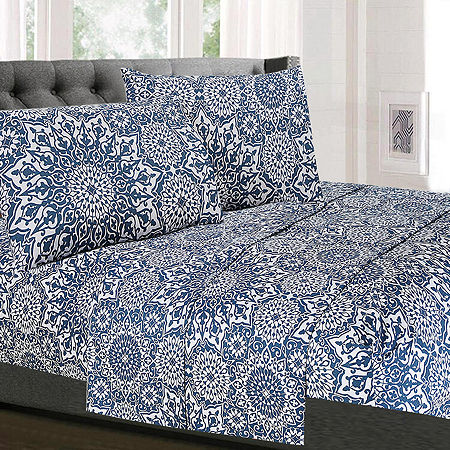 Click here for Sweet Home Collection Oasis Printed Sheet Set  Dou... prices