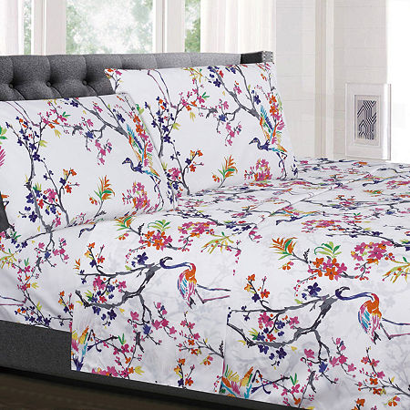 Click here for Sweet Home Collection Botanical Printed Wrinkle Re... prices