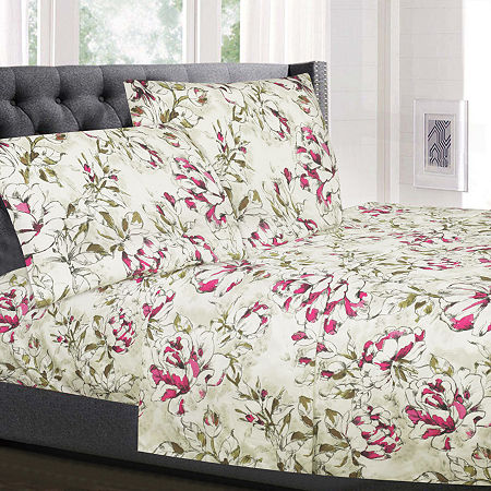 Click here for Sweet Home Collection Dolce Printed Sheet Set  Dou... prices