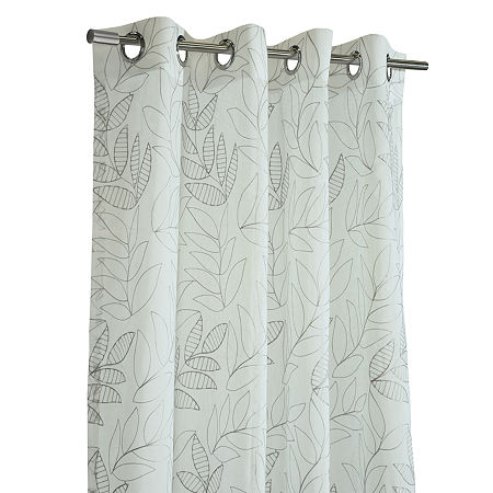 Click here for Valentina Grommet Top Sheer Single Curtain Panel... prices