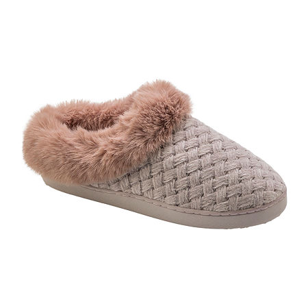 Click here for Cuddl Duds Chenille Womens Clog Slippers  Medium... prices