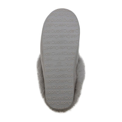 Cuddl Duds Microsuede Womens Memory Foam Clog Slippers - JCPenney