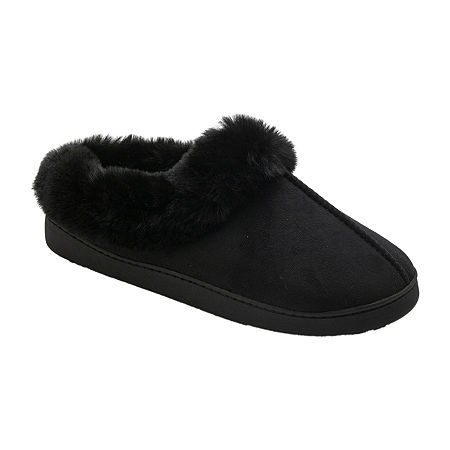 Click here for Cuddl Duds Microsuede Clog Womens Memory Foam Clog... prices