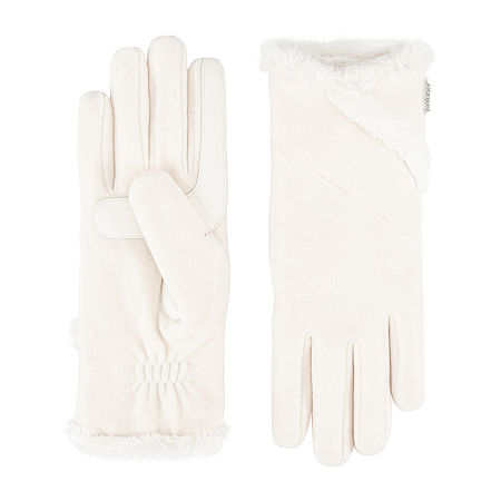 Click here for Isotoner Smartdri Fleece Glove With Overlap Wrist... prices