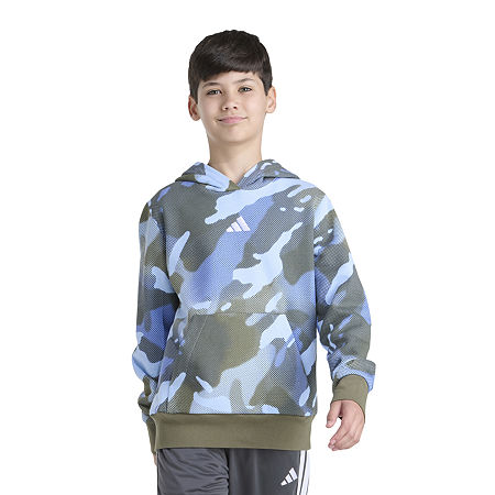 Click here for Adidas Boys Printed Fleece Halftone Camo Hoodie -... prices