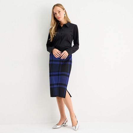 Click here for Liz Claiborne Womens Pencil Skirt  X-small  Blue prices