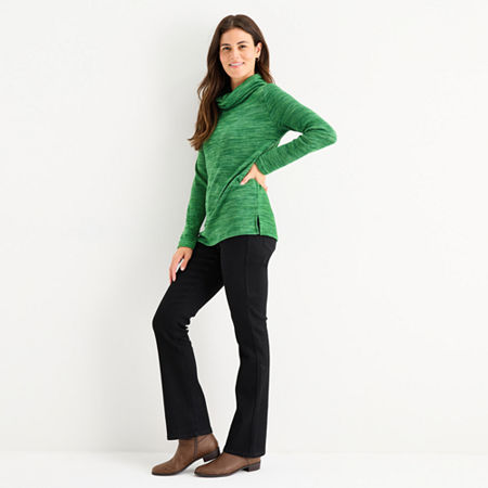 Click here for St. Johns Bay Womens Cowl Neck Long Sleeve Blouse... prices