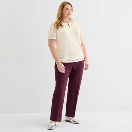 Click here for Liz Claiborne Womens Plus Round Neck Long Sleeve A... prices
