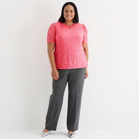 Click here for Liz Claiborne Womens Plus Round Neck Long Sleeve A... prices