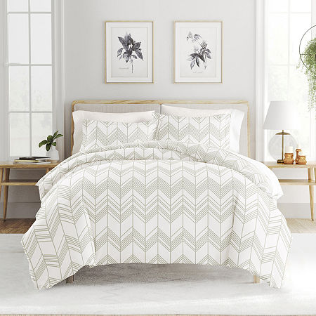 Click here for Casual Comfort Ultra Soft Alps Chevron Duvet Set... prices