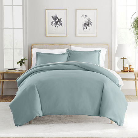 Click here for ienjoy Home Double Brushed Solid Duvet Cover Set... prices
