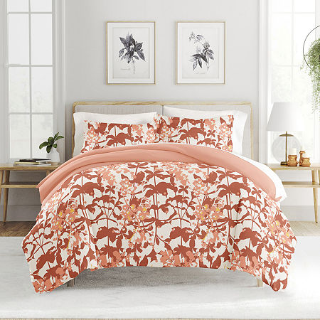 ienjoy Home Utra Soft Reversible 3-Pc. Duvet Cover Set  King - Clay