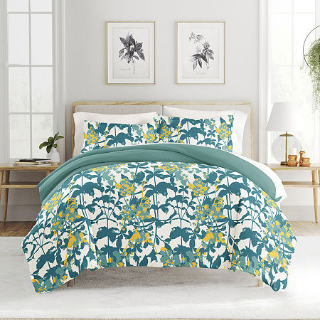 Click here for Casual Comfort Boho Flower Patterned Reversible Du... prices
