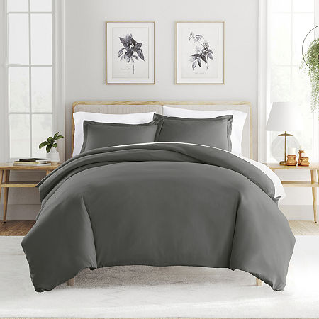 Click here for ienjoy Home Double Brushed Solid Duvet Cover Set... prices