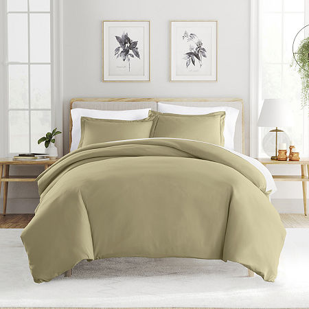 Click here for ienjoy Home Double Brushed Solid Duvet Cover Set... prices