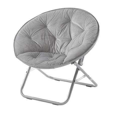 Click here for Urban Shop Adult Saucer Chair  One Size  Gray prices