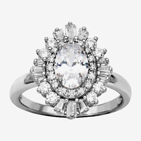Click here for DiamonArt Womens White Cubic Zirconia Sterling Sil... prices