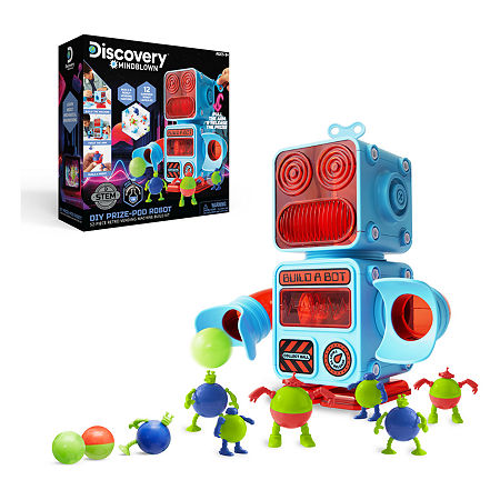 Discovery #Mindblown Stem Diy Robot Retro Vending Machine Build Kit - Blue