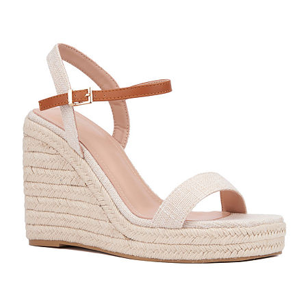 Click here for New York & Company Womens Unita Wedge Sandals  6 1... prices