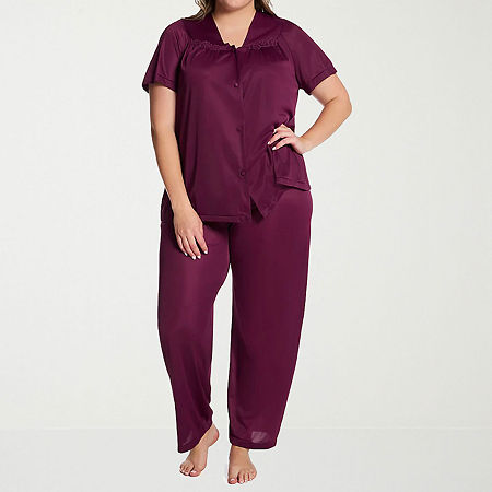Click here for Exquisite Form Womens V-Neck Short Sleeve 2-pc. Pl... prices