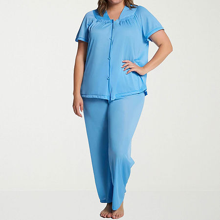 Click here for Exquisite Form Womens V-Neck Short Sleeve 2-pc. Pl... prices