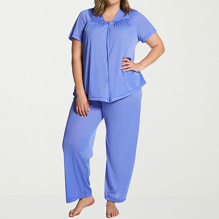 Click here for Exquisite Form Womens V-Neck Short Sleeve 2-pc. Pl... prices