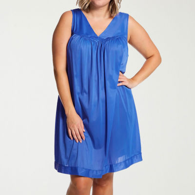 Exquisite Form Womens V Neck Sleeveless Plus Nightgown - JCPenney