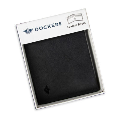 Dockers Ex Cap Slim Mens Personalized Bifold Wallet, Color: Black ...