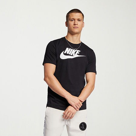 Click here for Nike Mens Sportswear Logo T-Shirt - Black/white prices