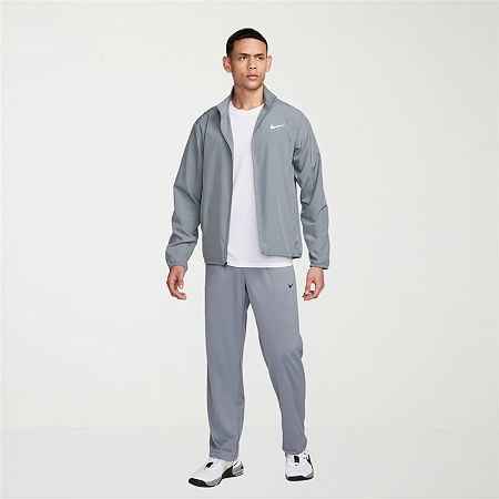 Nike Mens Totality Dri-fit Open Hem Versatile Pants - Smoke Grey/black