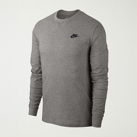 Click here for Nike Mens Long Sleeve Sportswear Club T-Shirt - Da... prices