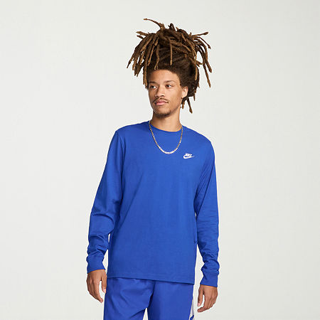 Click here for Nike Sportswear Club Mens Crew Neck Long Sleeve Qu... prices