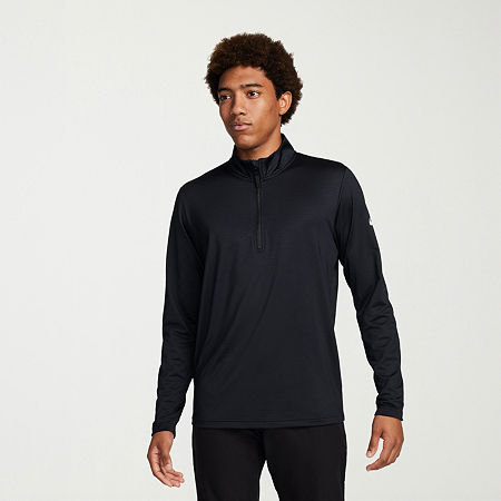 Click here for Nike Mens Victory Dri-fit Half-Zip Golf Shirt - Bl... prices