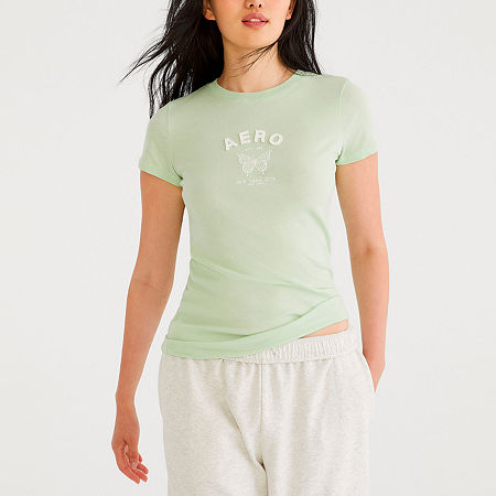 Click here for AEROPOSTALE. Womens Round Neck Short Sleeve Regula... prices