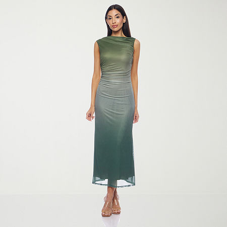 Click here for Premier Amour Ombre Womens Sleeveless Midi Sheath... prices