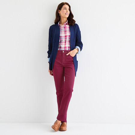 Click here for St. Johns Bay - Tall Womens Mid Rise Straight Leg... prices