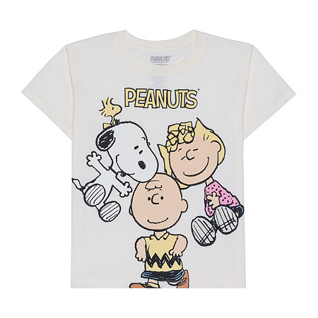 Click here for Little & Big Kid Girls Round Neck Short Sleeve Ove... prices