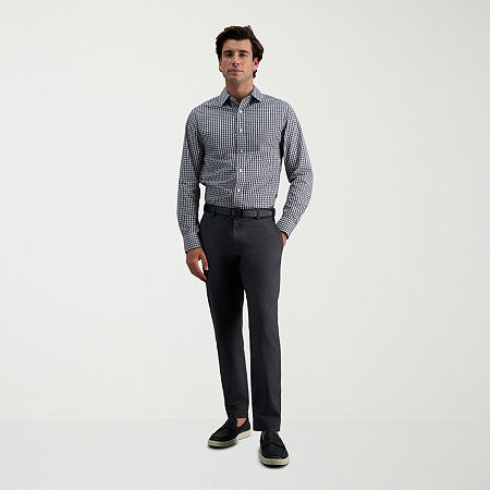 Click here for Haggar Modern Stretch Herringbone Mens Flat Front... prices