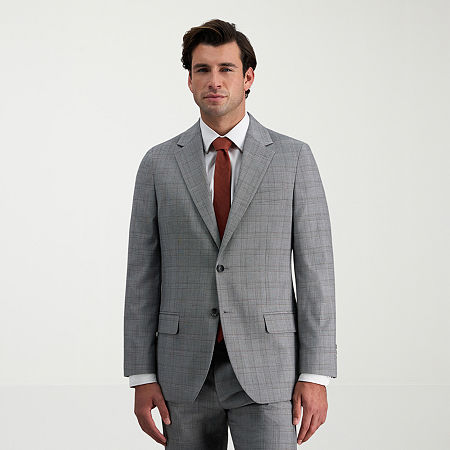 Click here for Haggar JMH Tailored Mens Modern Fit Plaid Suit Jac... prices