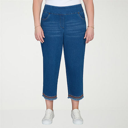 Click here for Alfred Dunner El Paso Womens Straight Plus Ankle P... prices