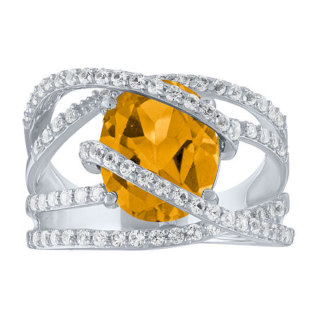 Click here for Womens Genuine Yellow Citrine Sterling Silver Cock... prices