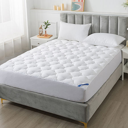 Click here for Royal Velvet European White Down Mattress Pad  One... prices