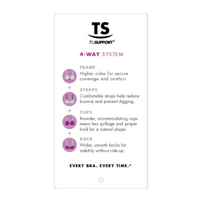 Playtex Secrets® Perfectly Smooth® Wireless Full Coverage Bra-4707 ...