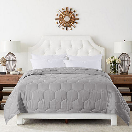 St. James Home Honeycomb Stitch-Down Alternative Blanket