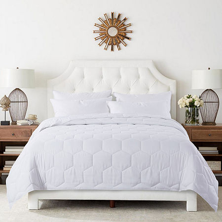 St. James Home Honeycomb Stitch-Down Alternative Blanket