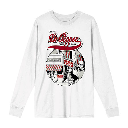Click here for Dr. Pepper Vintage Womens Juniors Crew Neck Long S... prices