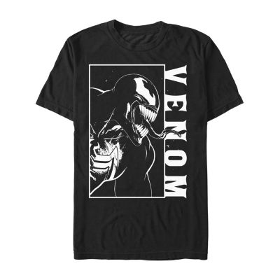 Mens Short Sleeve Venom Graphic T-Shirt, Color: Black - JCPenney