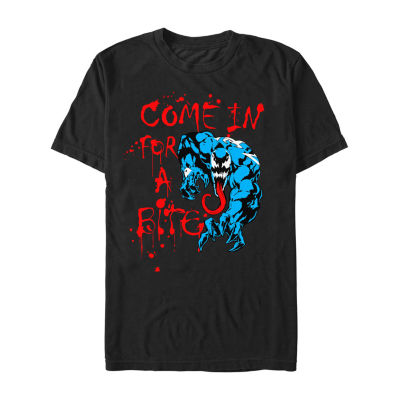 Mens Short Sleeve Venom Graphic T-Shirt, Color: Black - JCPenney